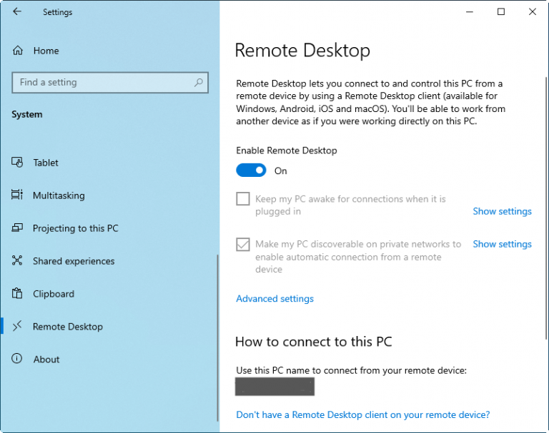 How to: Remotely Access another Windows 10 Computer - IMC Grupo