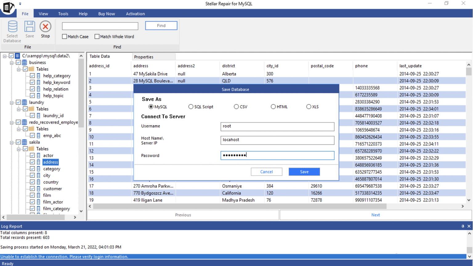 How to repair corrupted MySQL Database - IMC Grupo