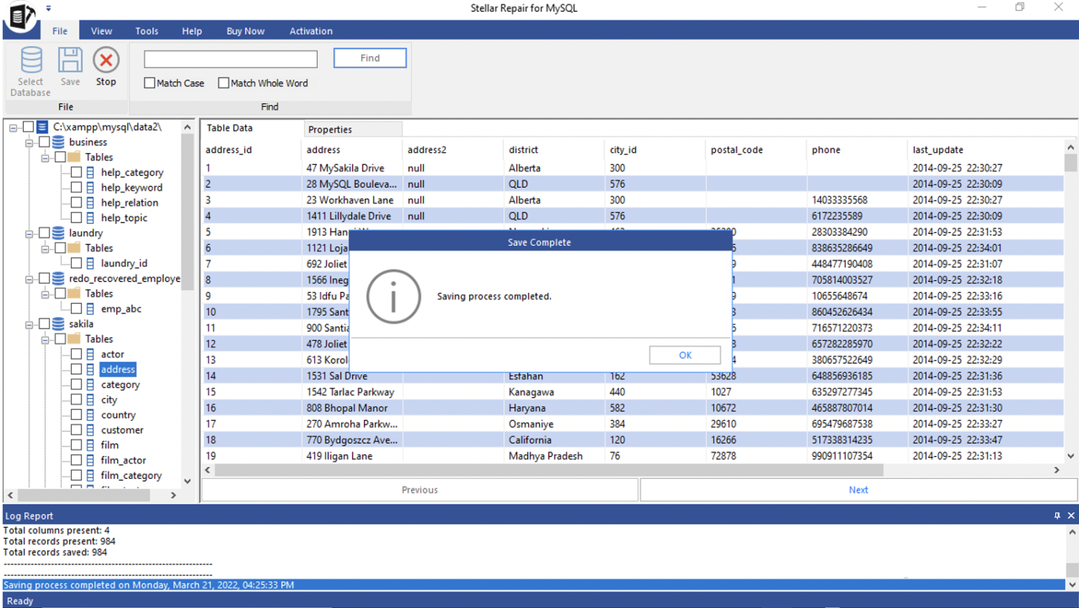 How to repair corrupted MySQL Database - IMC Grupo