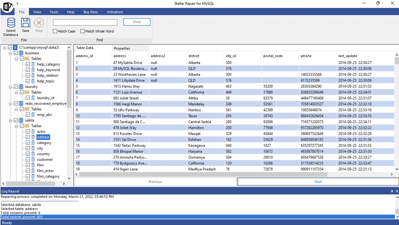How to repair corrupted MySQL Database - IMC Grupo