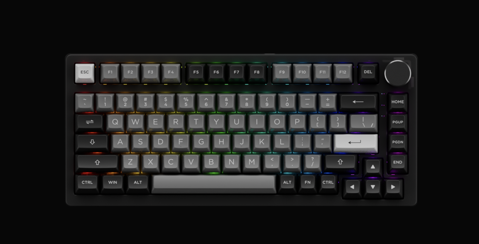 Akko PC75B Black&Silver: The stealthy gaming keyboard - IMC Grupo