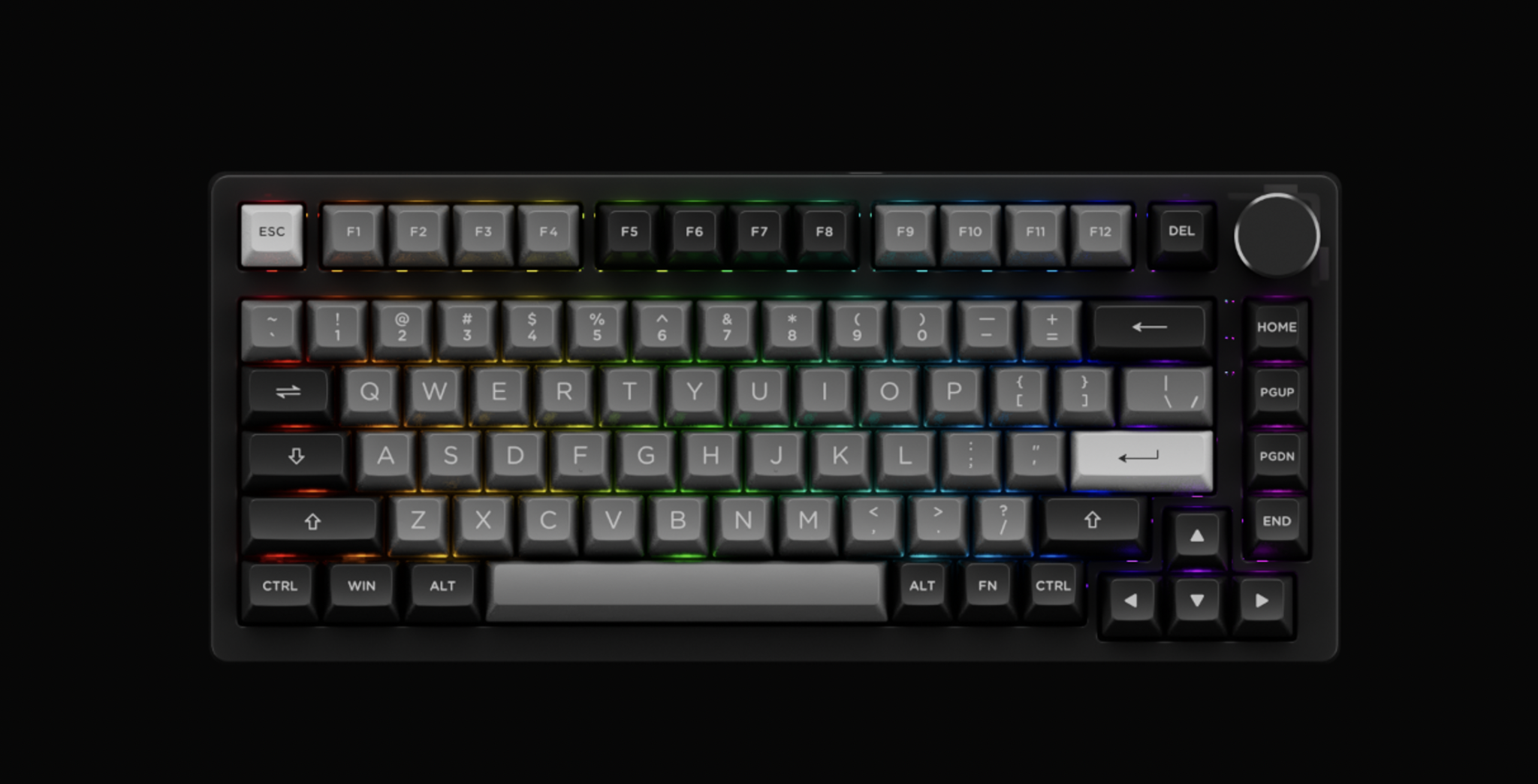 Akko PC75B Black&Silver: The stealthy gaming keyboard - IMC Grupo