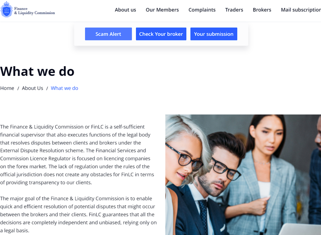 Introduction to Finance & Liquidity Commission and its services | FinLC